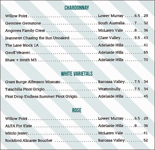 Menu at The Shed Marion pub & bar, Mitchell Park