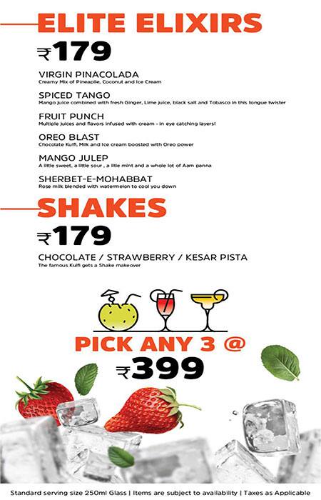 Menu at UBQ by Barbeque Nation, Aurangabad