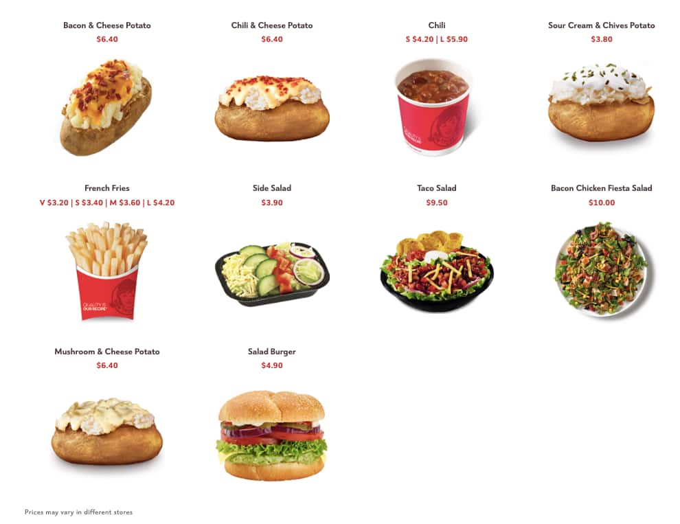 Menu at Wendy's Hamburgers fast food, Hamilton, 750 Te Rapa Rd