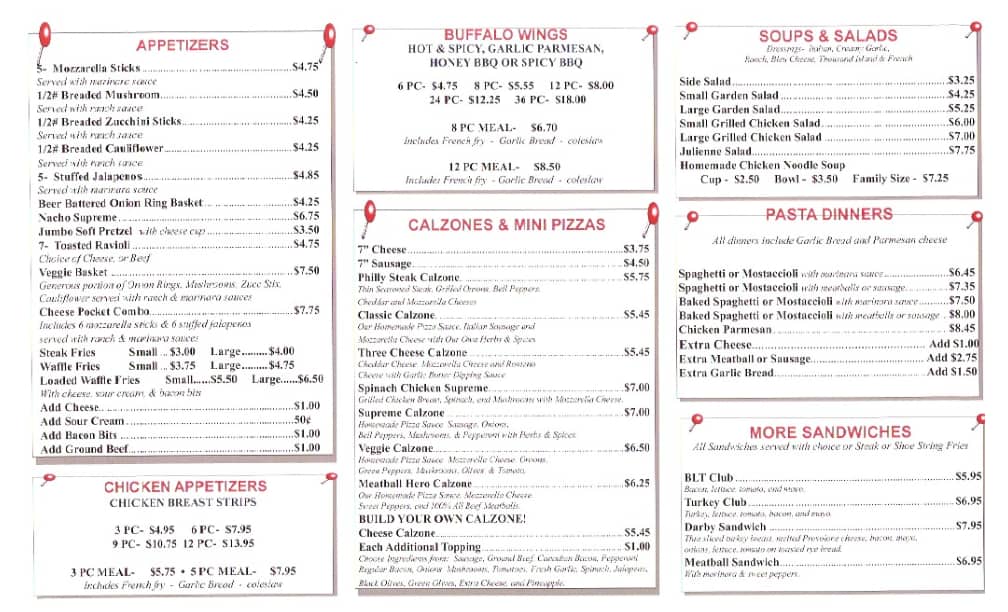 Menu at Windy City Pizza Kitchen restaurant, Hammond