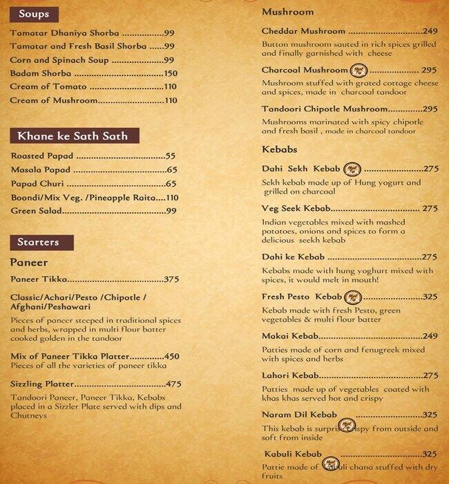 Delhi Highway a Bangalore: Foto del Menu con Prezzi - Zomato