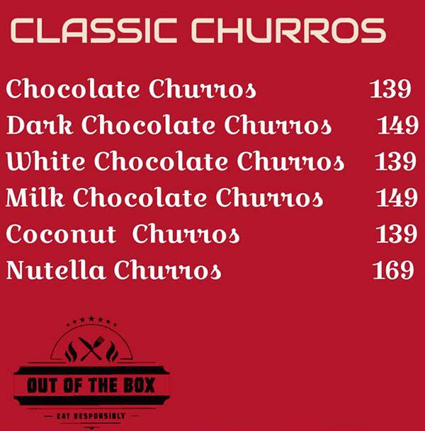 Menu at Grill Box, Hyderabad, Aruno Dayal Colony