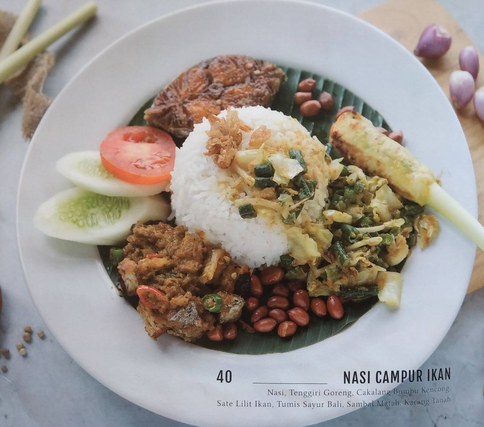 Menu at Little Ubud restaurant, Jakarta, Green Ville