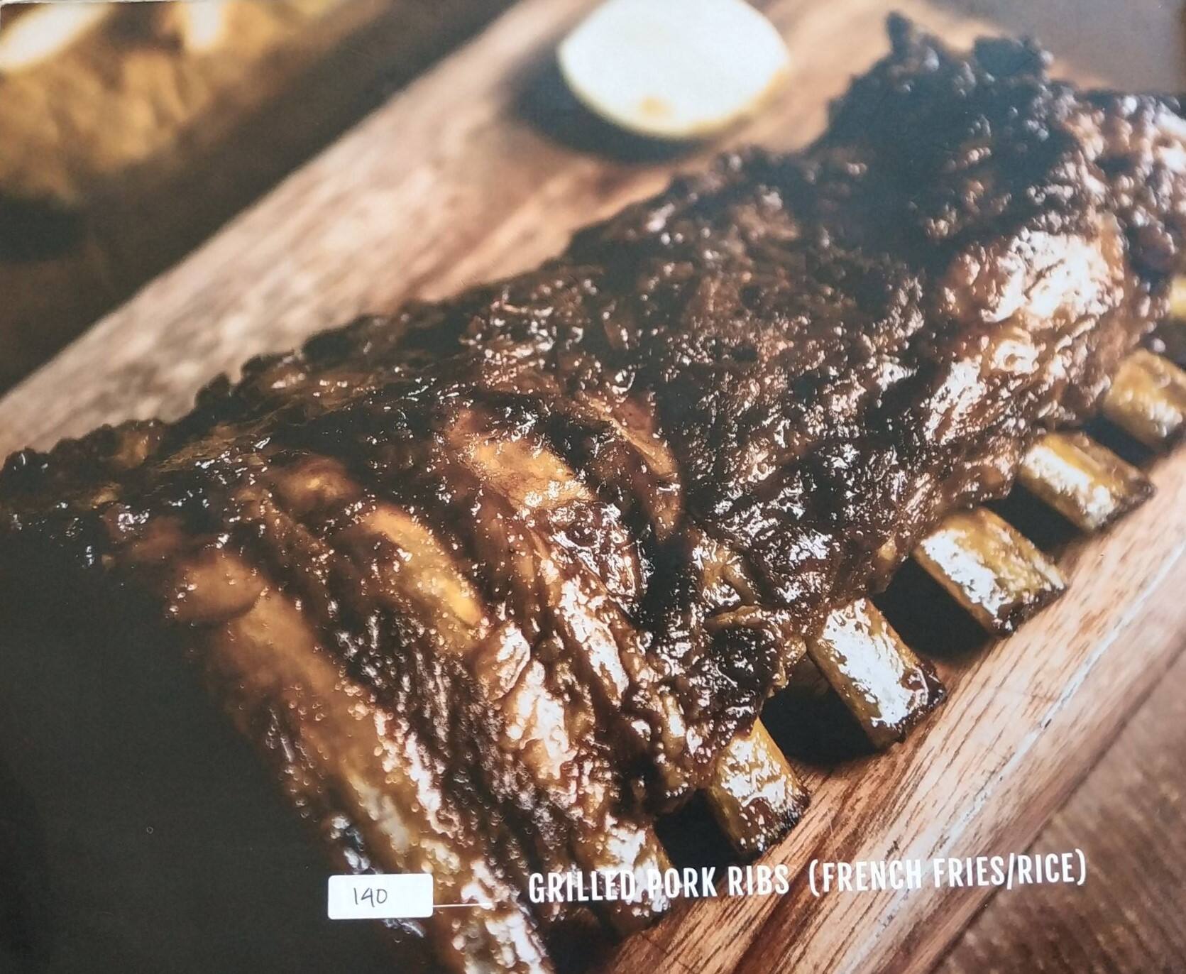 Menu at Little Ubud restaurant, Jakarta, Green Ville