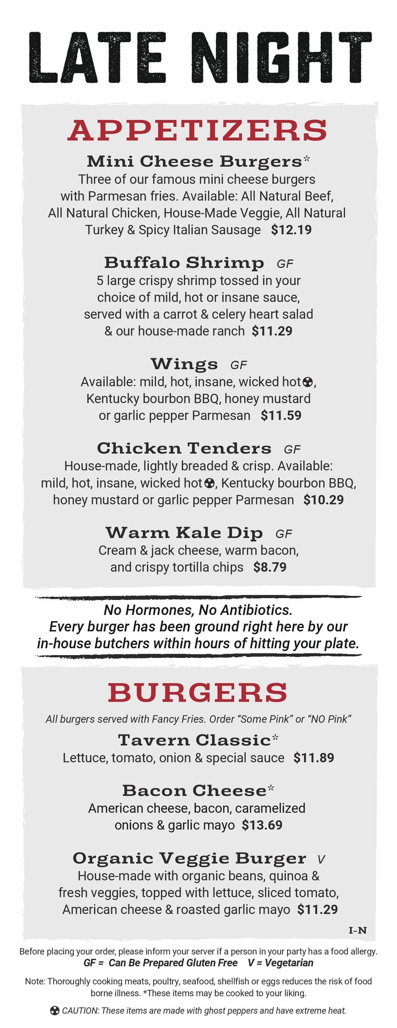 Menu at Plan B Burger Bar, Glastonbury, 120 Hebron Ave
