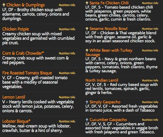 Zoup! Menu, Menu for Zoup!, Beaverton, Beaverton - Urbanspoon/Zomato