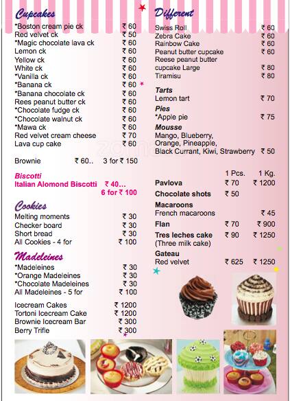 Menu at Cakes & Caffee, Mumbai, No. 4