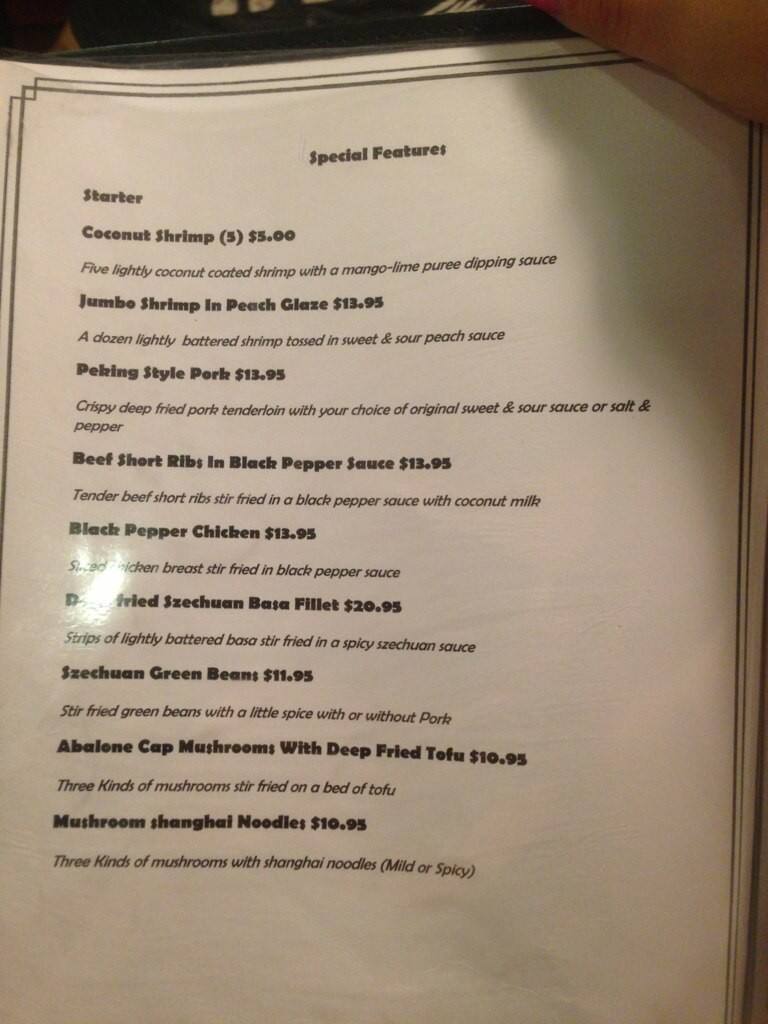 Menu at Genesis Family Restaurant, Saskatoon