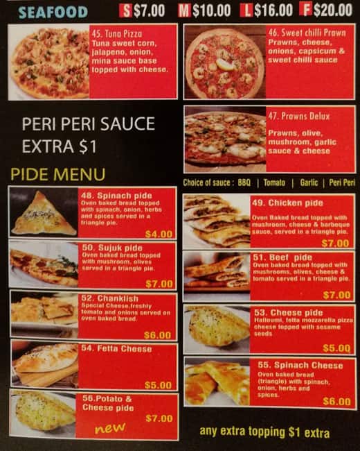 Menu at MINA BAKERY Westmead, Westmead