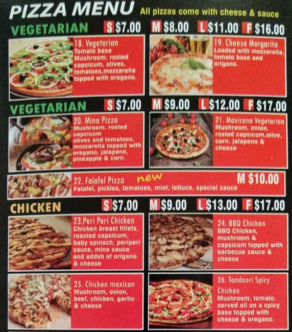 Menu at MINA BAKERY Westmead, Westmead