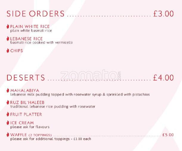 Menu at Maya Restaurant & Lounge - WE HAVE MOVED TO N20 9HS, Wembley ...