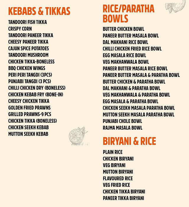 Menu at UBQ by Barbeque Nation, Hyderabad, 6-3-249/5/1