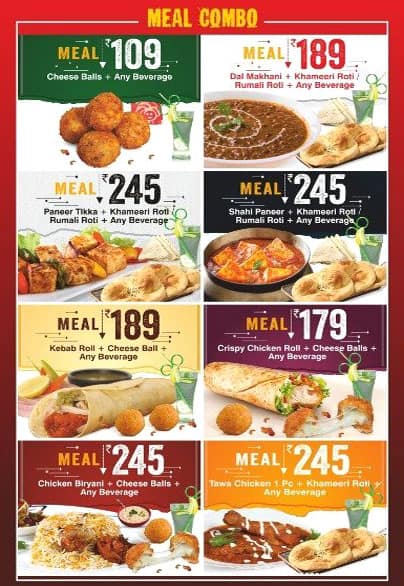 Menu at NAZEER FOODS, Greater Noida, LGF12