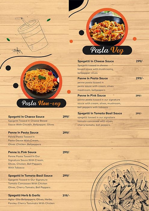 Menu of Baba's Crunch Cafe, Viman Nagar, Pune