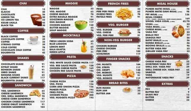 Menu of Deha Tea Adda, Mira Road, Mumbai