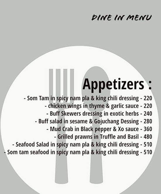 Menu of Rude Chef, Safdarjung, New Delhi