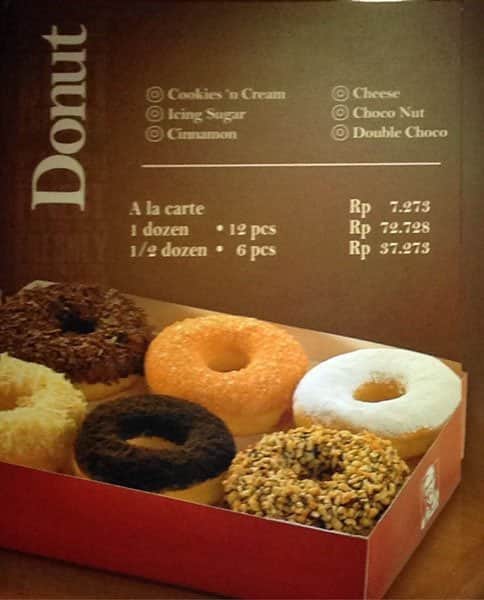 Menu at KFC Box Cipinang cafe, Jakarta, Jl. Raya Kalimalang No.88