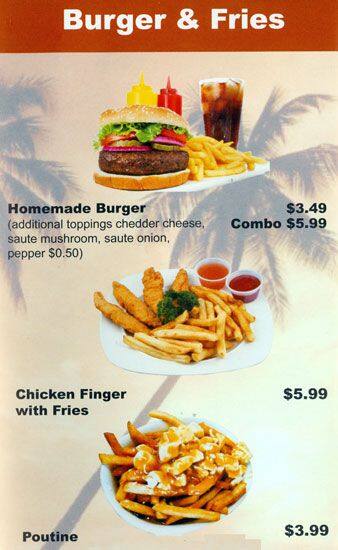 Menu at Shawarma & Falafel Express restaurant, Toronto