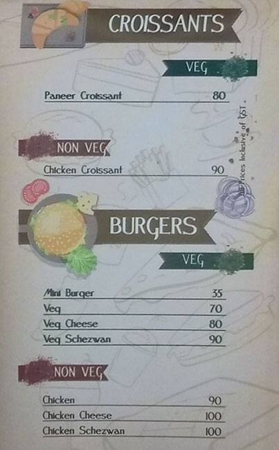 Menu at Fantasy Bakery, Indore, Prince Plaza