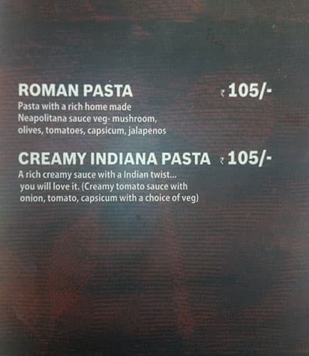 Menu at William John's Pizza, Ahmedabad, JBR ARCADE