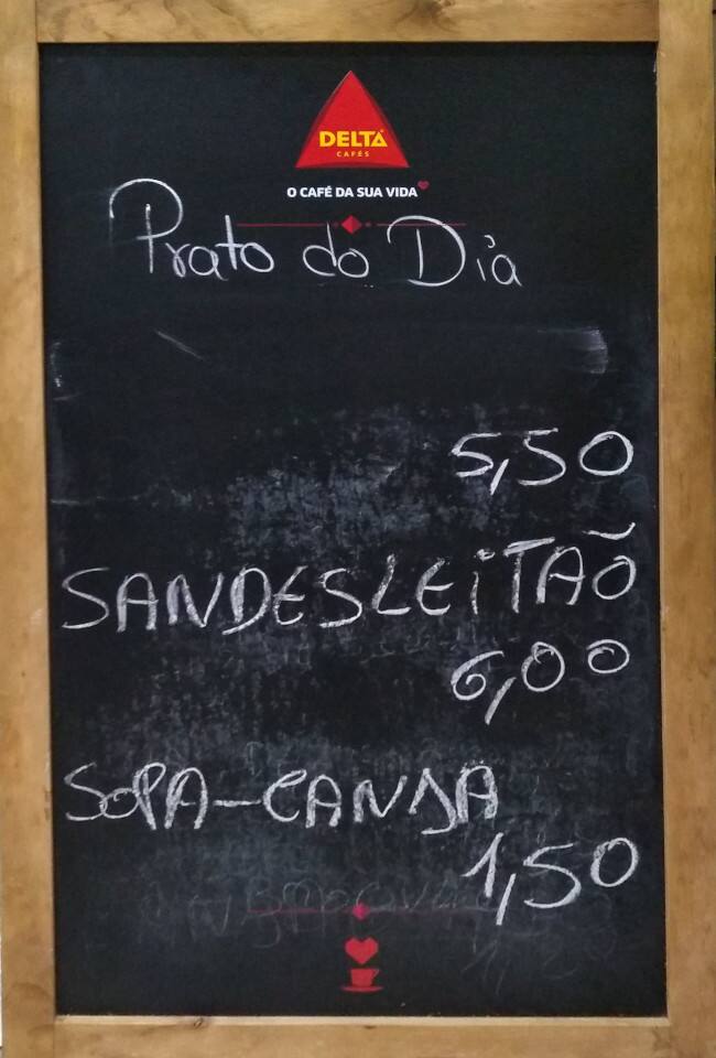 Menu at Três Reis restaurant, Porto