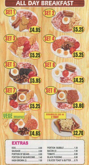 Menu at Starburger restaurant, Erith, 6 Cross St