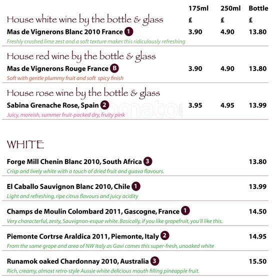 Menu at Chinese Manor House restaurant, Edinburgh