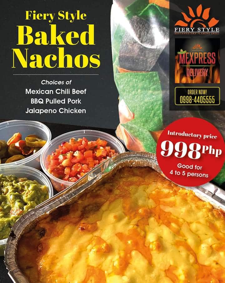 Menu at Fiery Style restaurant, Makati, Glorietta 4