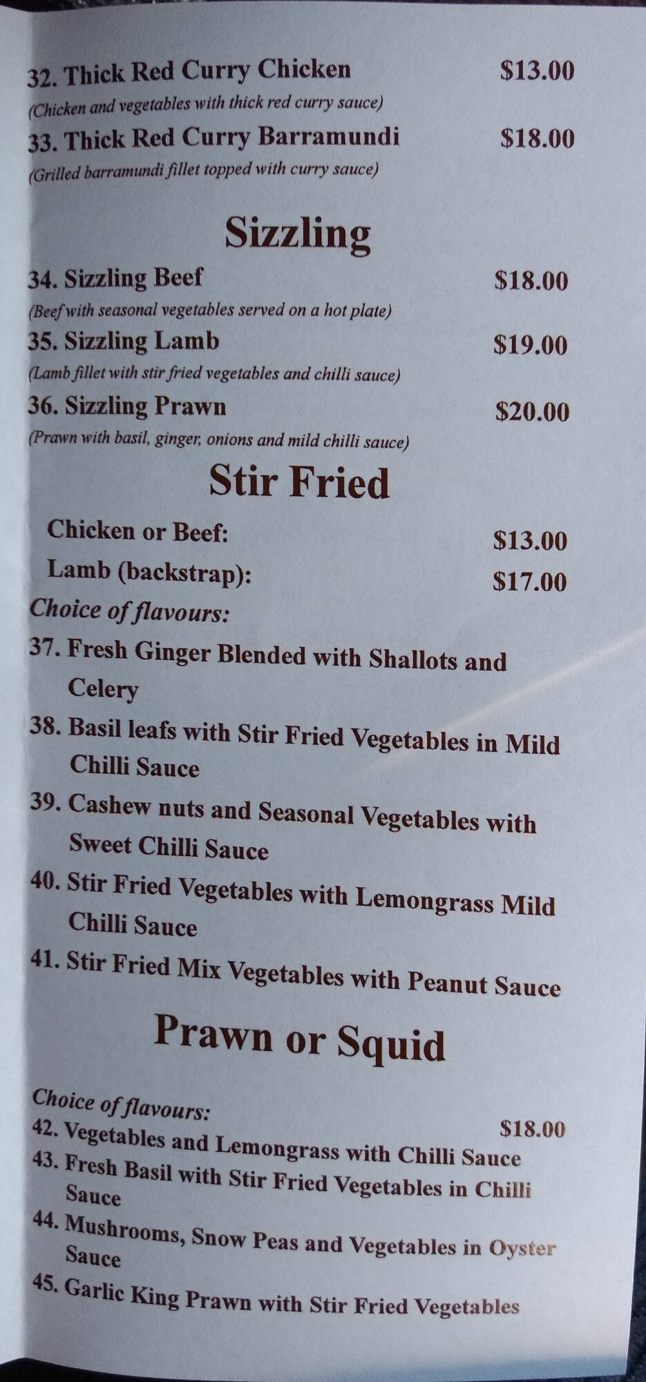 Menu at New JoJo’s fast food, Peakhurst