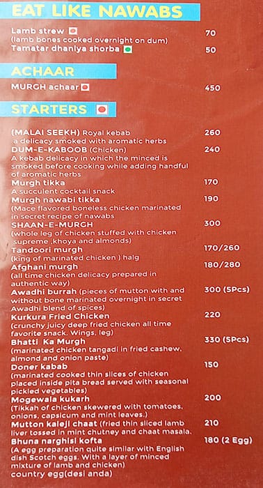 Menu at Gulshan Fish and Chicken Corner, Faridabad