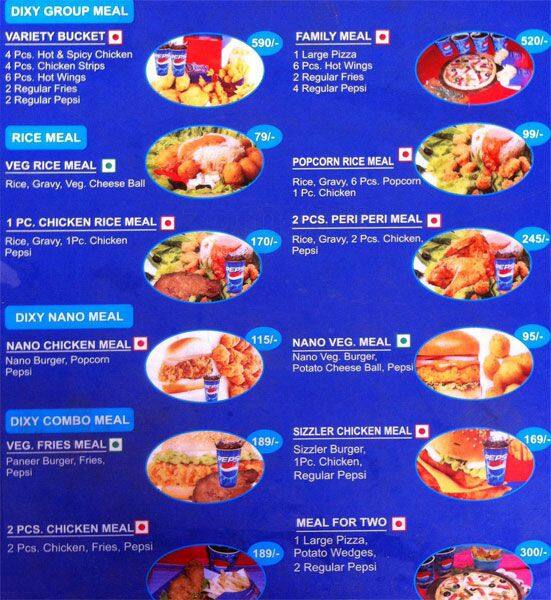 Dixy Chicken Menu, Menu for Dixy Chicken, Kidderpore, Kolkata - Zomato