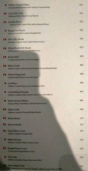 Menu at Chandan Restaurant, Bhubaneswar, Hotel Swosti Premium P-1