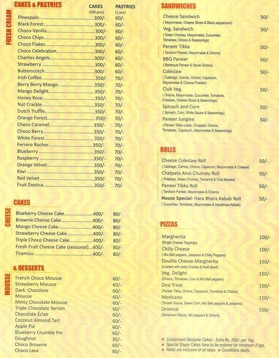 Swiss Bakes Menu, Menu for Swiss Bakes, Bibvewadi, Pune - Zomato