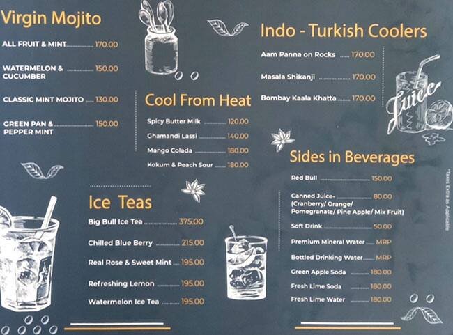 Menu at Jaipur Heritage, Jaipur, H 14 15 16 17 S L Marg