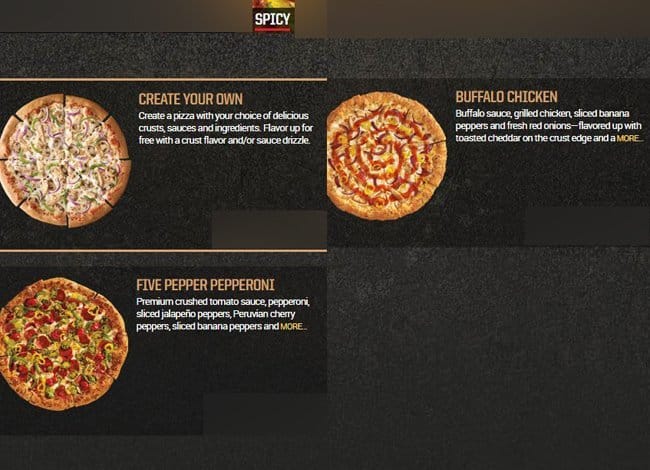 Menu at Pizza Hut pizzeria, Houston, Aldine Bender Rd