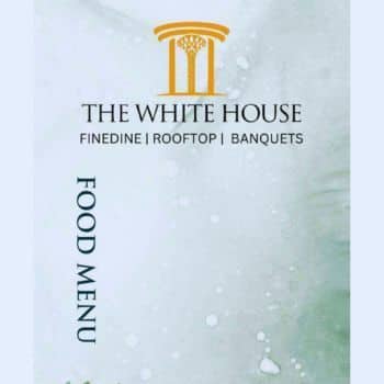Menu of The White House, Aundh, Pune