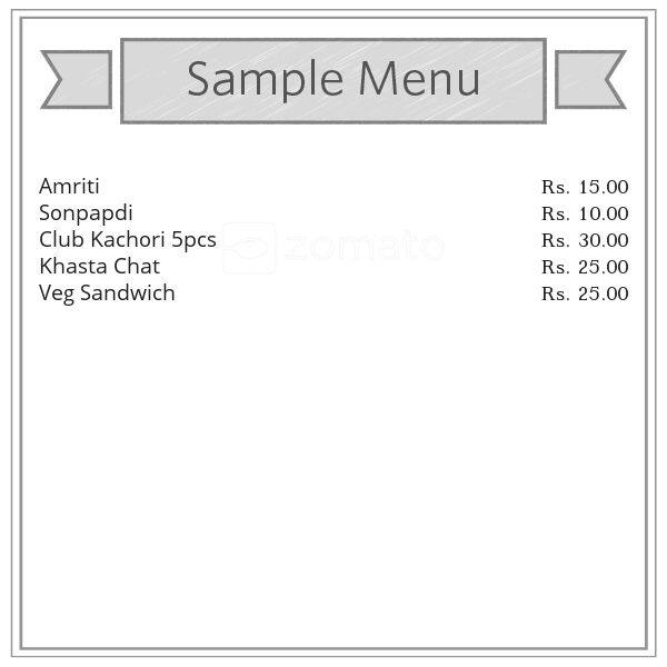 Menu of Sharma Tea, Ballygunge, Kolkata