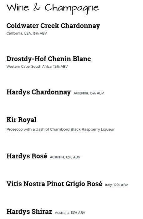 Menu at Spread Eagle pub & bar, Birmingham