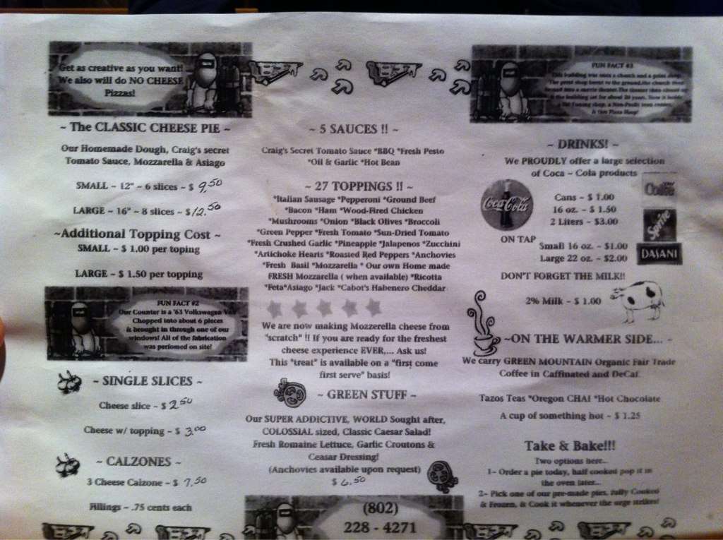 Menu at Goodman's American Pie pub & bar, Ludlow, 5 Lamere Square