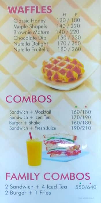 Menu at Cafe Habits, Gurugram
