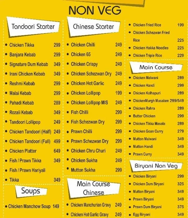 Menu of The Cue Bar And Corner Shot Restaurant, Magarpatta, Pune