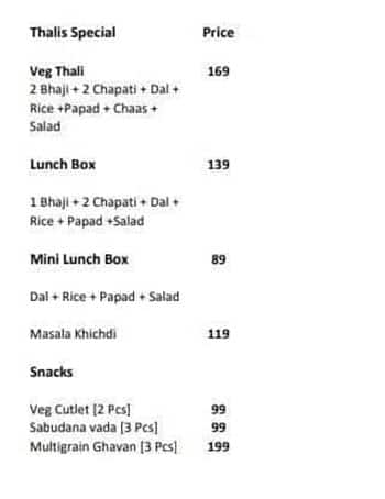 Menu of Swad Marathi, Khopat, Thane West, Thane