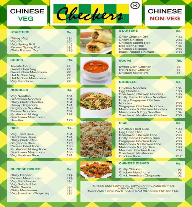 Checker's Menu, Menu de Checker's, Civil Lines, Nagpur - Zomato