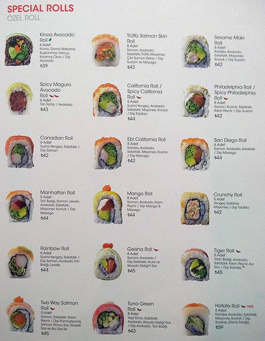 Menu at SushiCo, Ankara, Arjantin Cad. Attar Sok. No:10 Gaziosmanpasa