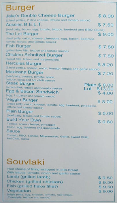 Menu at Flakey Jakes Lynbrook restaurant, Lynbrook