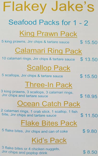 Menu at Flakey Jakes Lynbrook restaurant, Lynbrook