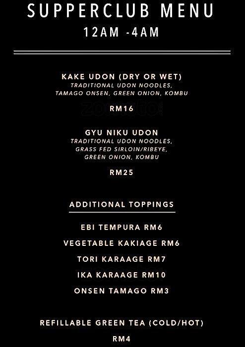 Hacha Mecha Menu, Menu for Hacha Mecha, Jalan Tun Razak, Kuala Lumpur ...