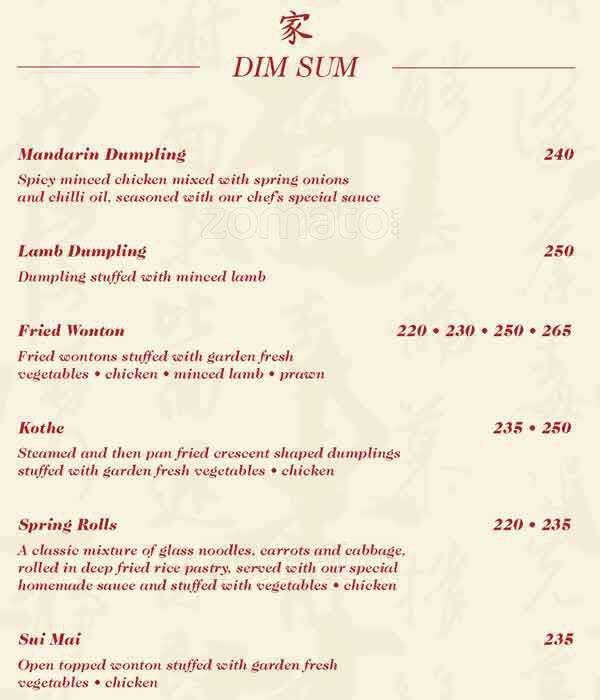Tangra - Eden Park Restaurants Menu - Zomato