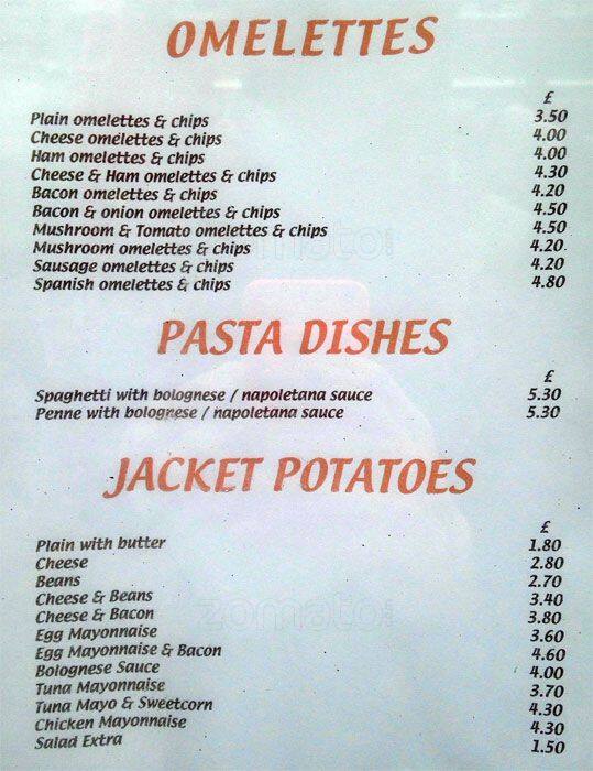 Menu at River Cafe., London, 1A Station Approach