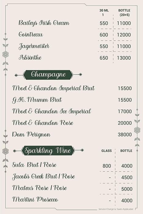 Menu at Kynd Cafe & Bar By Naap, Pune